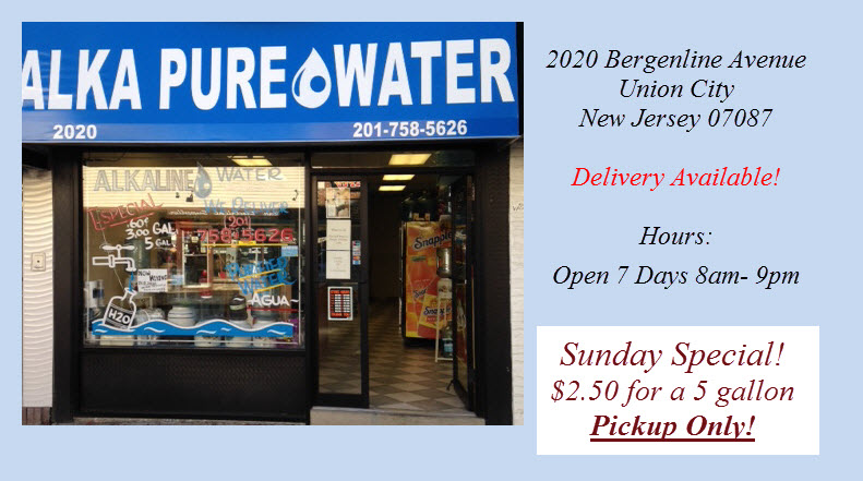 union city purified water store - Alka Pure Water NJ